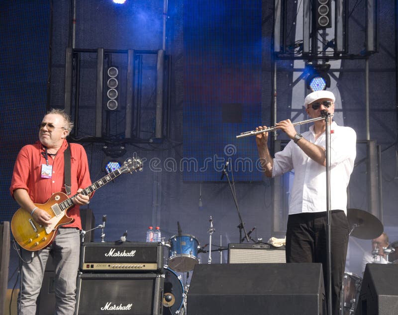 Concert of Russian Rock Group Editorial Stock Photo - Image of music ...