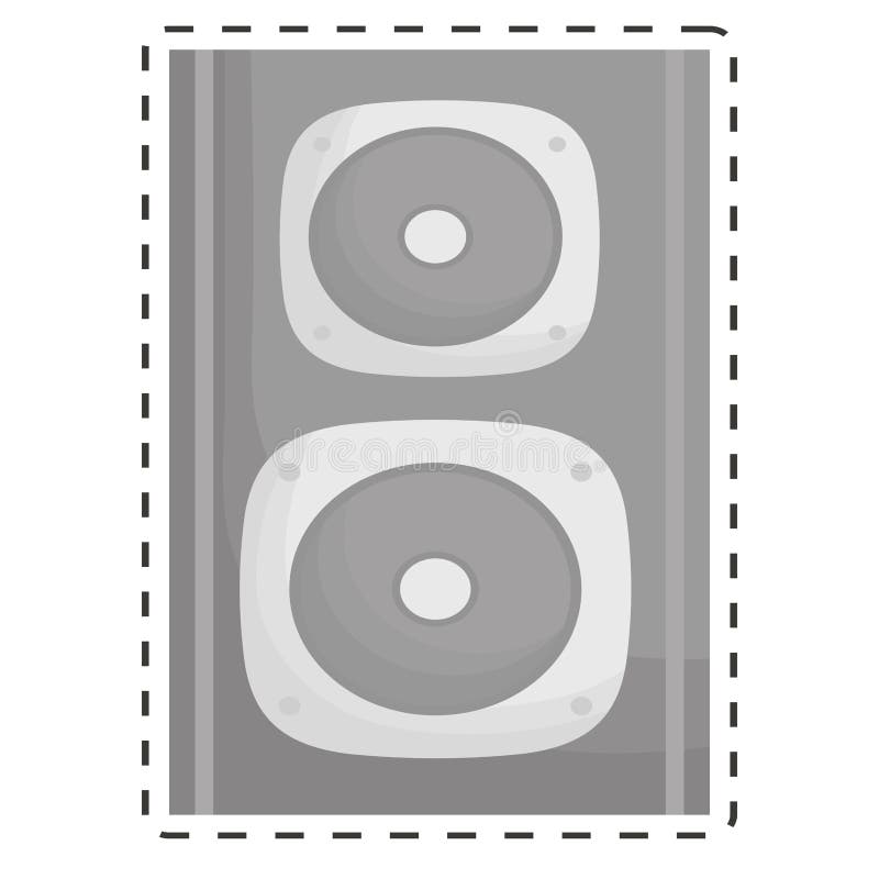 Concert speaker icon image stock vector. Illustration of sign - 82590678