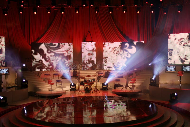 Concert stage stock image. Image of life, perform, black - 6177991