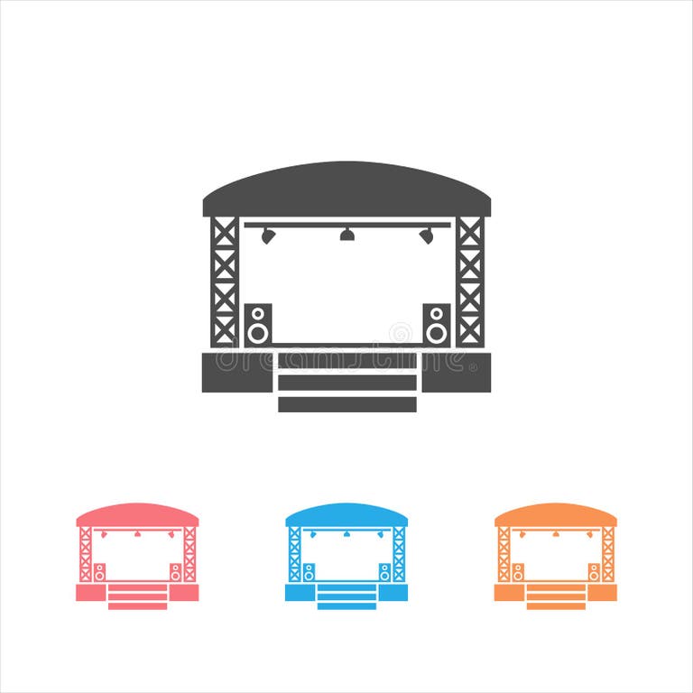 Stage Icon Stock Illustrations – 107,507 Stage Icon Stock Illustrations ...