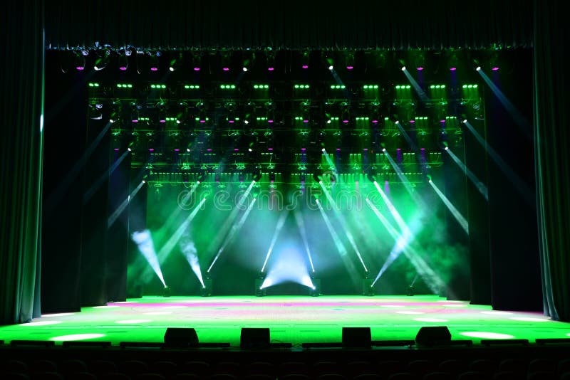 Concert stage stock image. Image of back, nightclub, performing - 39612567