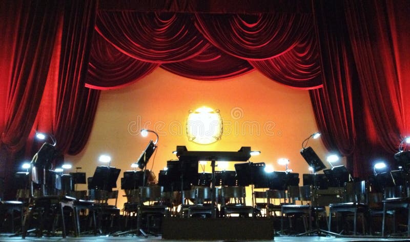 Concert stage orchestra stock photo. Image of stage, concert - 41663246