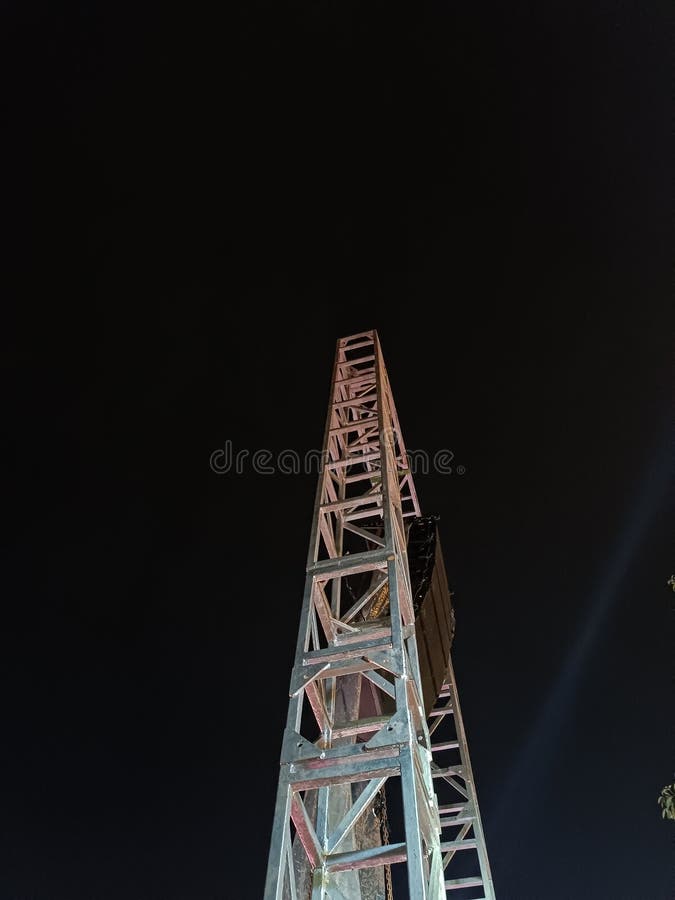 Concert stage pillar stock photo. Image of night, stage - 268396952