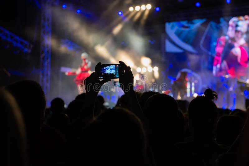 Concert stage stock image. Image of concert, platform - 33194911