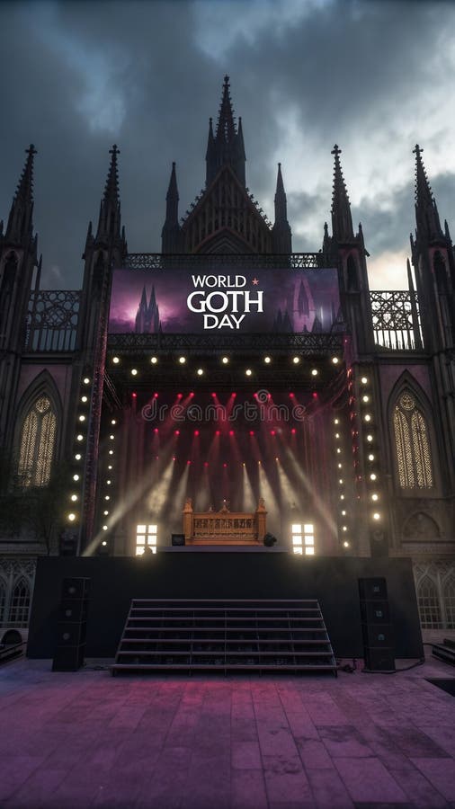 Gothic Music Concert Stage Stock Illustrations – 153 Gothic Music ...