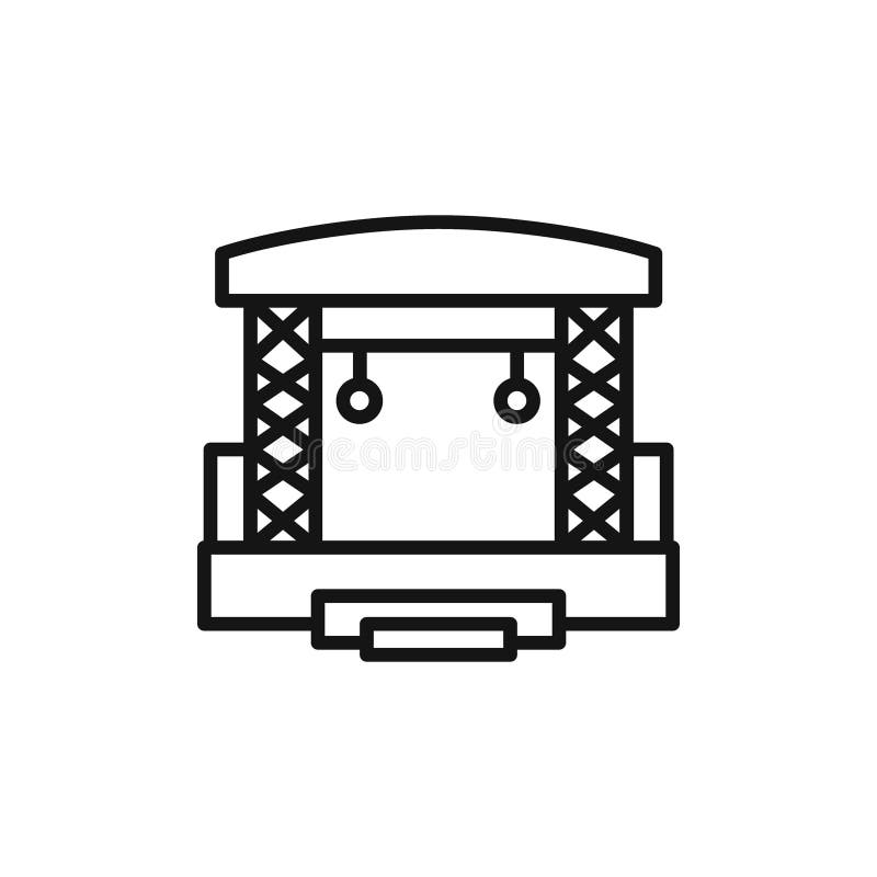 Concert Frame Metal Stage Stock Illustrations – 1,105 Concert Frame ...