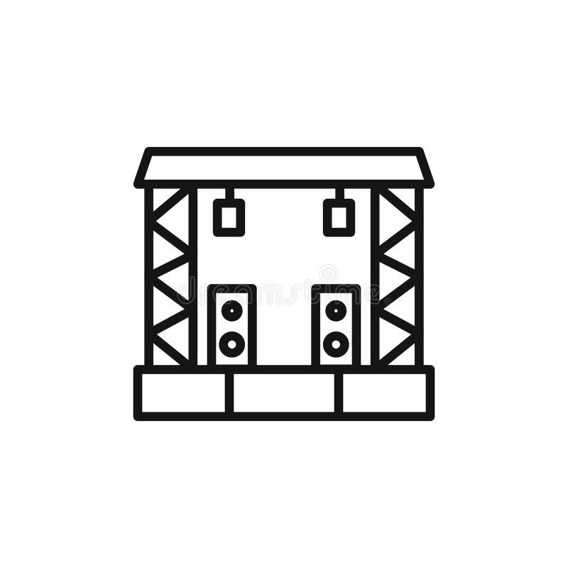 Concert Frame Metal Stage Stock Illustrations – 1,105 Concert Frame ...