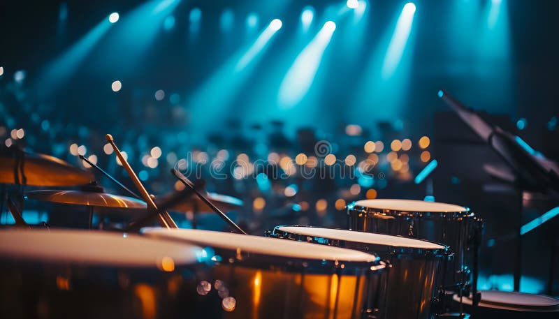 Concert Timpani. Percussion Instruments Stock Image - Image of person, equipment: 373818155