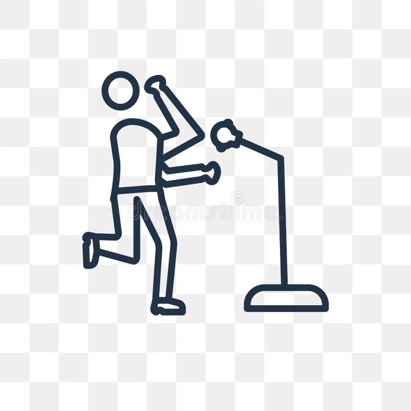 Concert Vector Icon Isolated on Transparent Background, Linear C Stock ...