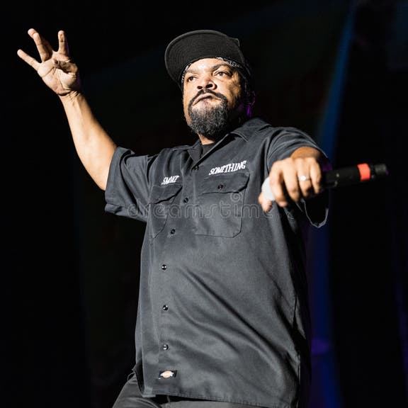 Concert of West Coast Legend Ice Cube Editorial Image - Image of show ...