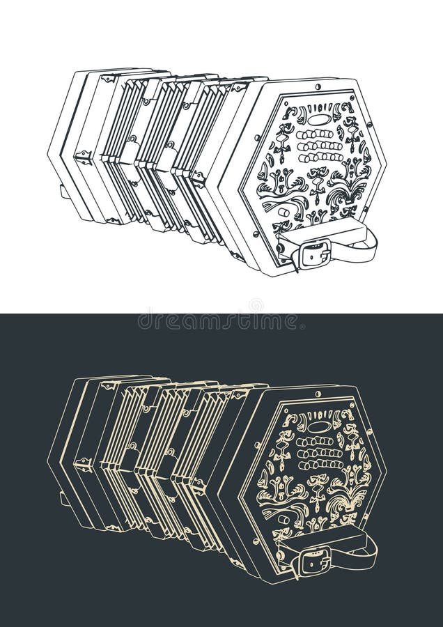 Concertina illustrations stock vector. Illustration of symbol - 340753644