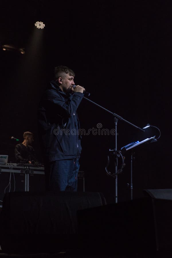 Concerto Do Rapper Famoso Basta Imagem de Stock Editorial - Imagem de ...