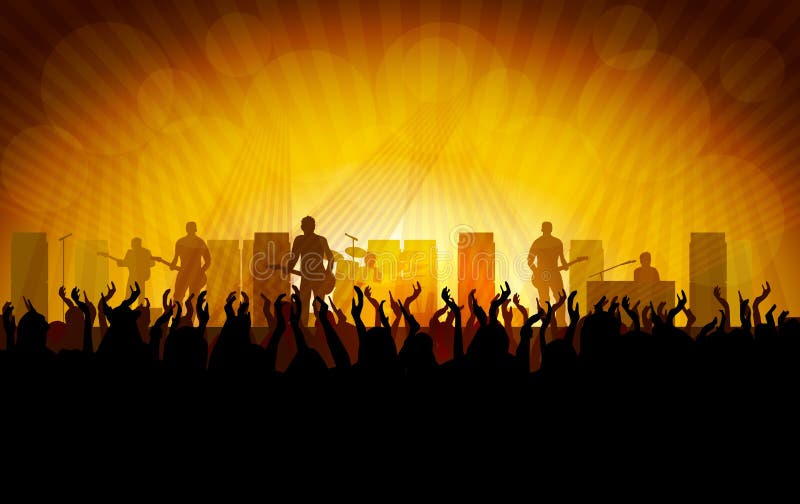 Concerto de pop ilustração stock. Ilustração de favorito - 43902662