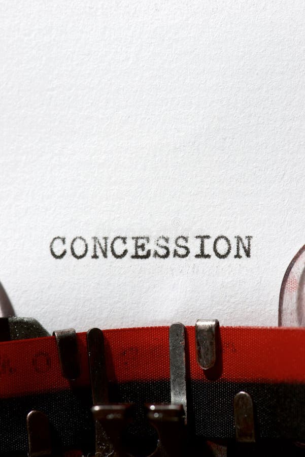 Concession concept view stock photo. Image of award - 266046878