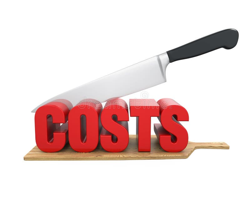 Concetto Dei Tagli Di Costi Illustrazione di Stock - Illustrazione di ...