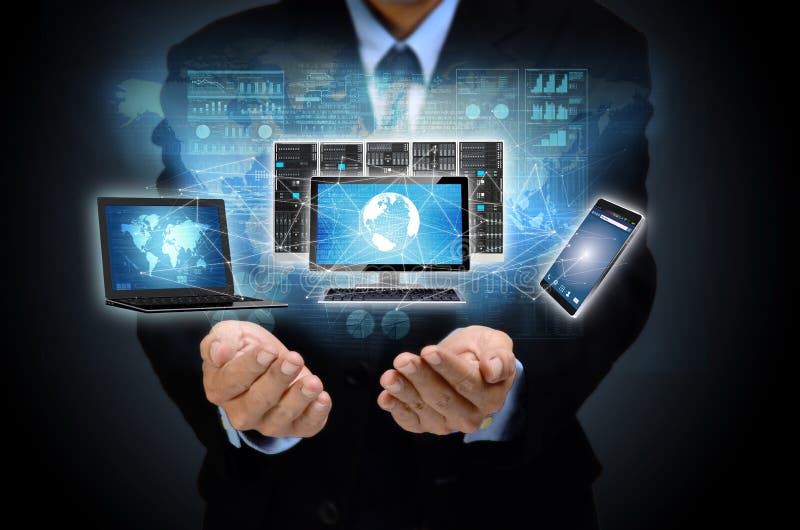 Concetto Del Collegamento a Internet Immagine Stock - Immagine di ...