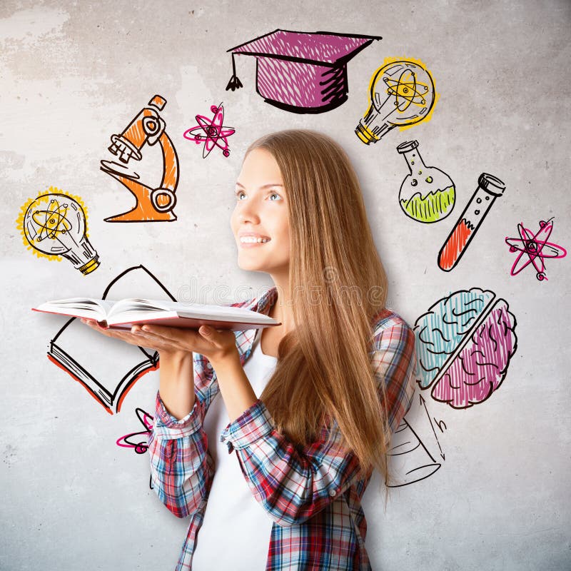 Concetto Di Conoscenza E Di Formazione Fotografia Stock - Immagine di ...