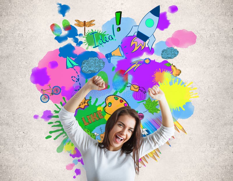 Concetto di creatività fotografia stock. Immagine di invenzione - 87213420