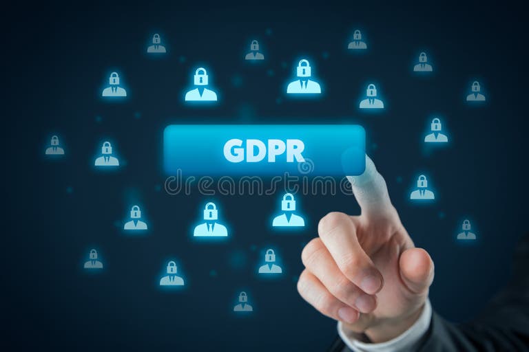 Concetto di GDPR immagine stock. Immagine di dati, legale - 123716859