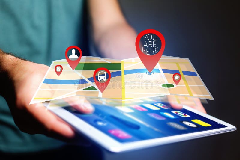 Concetto Di Individuazione Dell'itinerario Su Una Mappa Online ... Concetto Di Individuazione Dell'itinerario Su Una Mappa Online ...