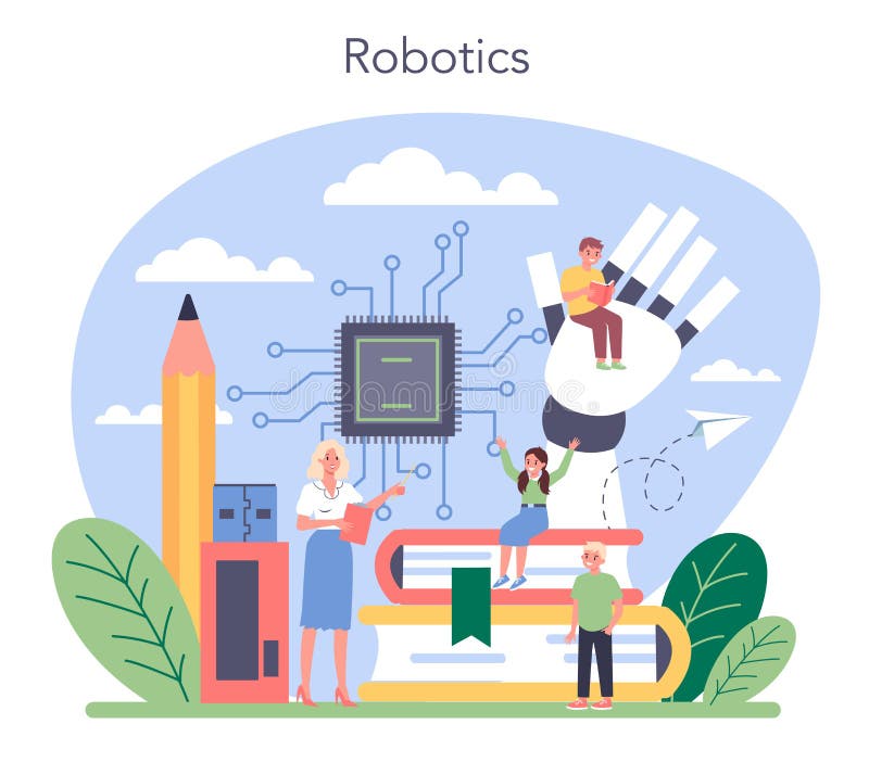 Concetto Di Scuola Di Robotica. Ingegneria E Programmazione Di Robot ... Concetto Di Scuola Di Robotica. Ingegneria E Programmazione Di Robot ...