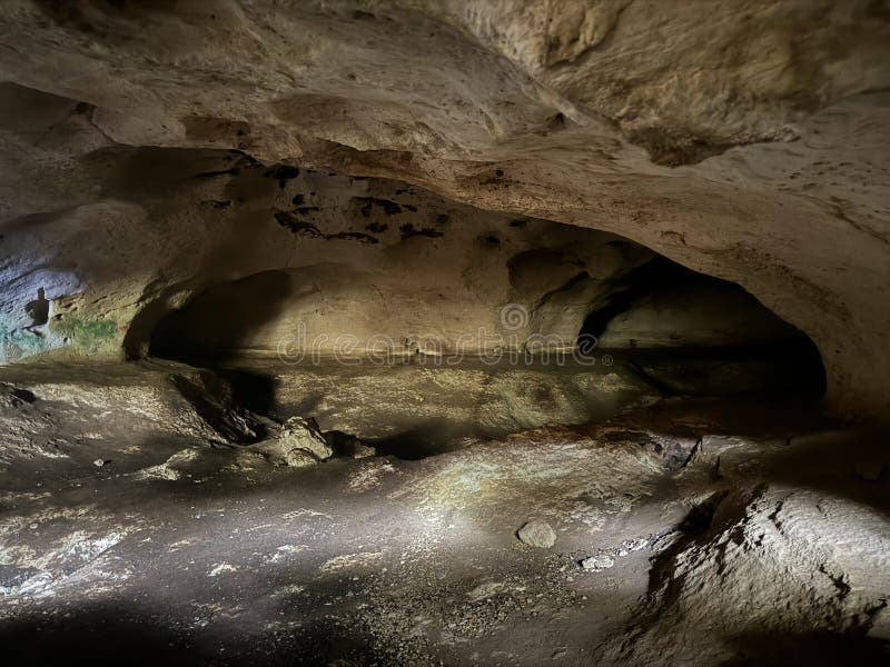 Conch Bar Caves on Middle Caicos in the Turks and Caicos Islands Stock ...