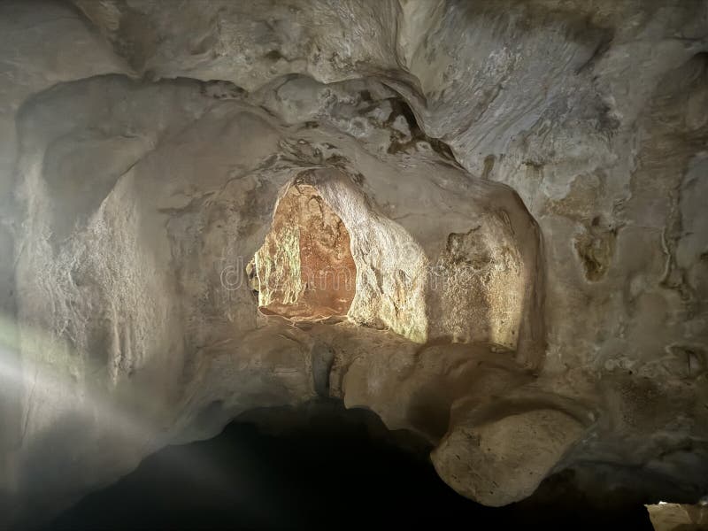 Conch Bar Caves on Middle Caicos in the Turks and Caicos Islands Stock ...