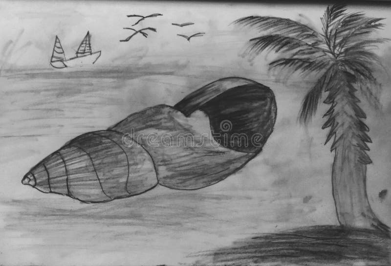 Conch Sea Shell Game Pixel Art Vector Illustration Stock Vector ...