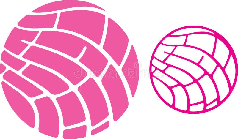 Concha Pan Color Vector stock illustration. Illustration of meal ...