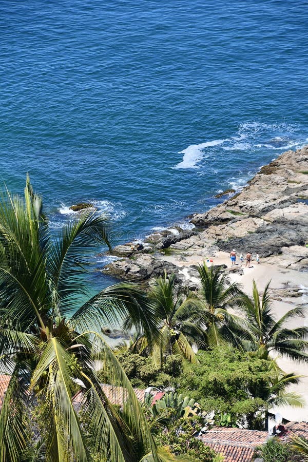 Conchas Chinas (Chinese Shells) in Puerto Vallarta, Mexico Stock Photo ...