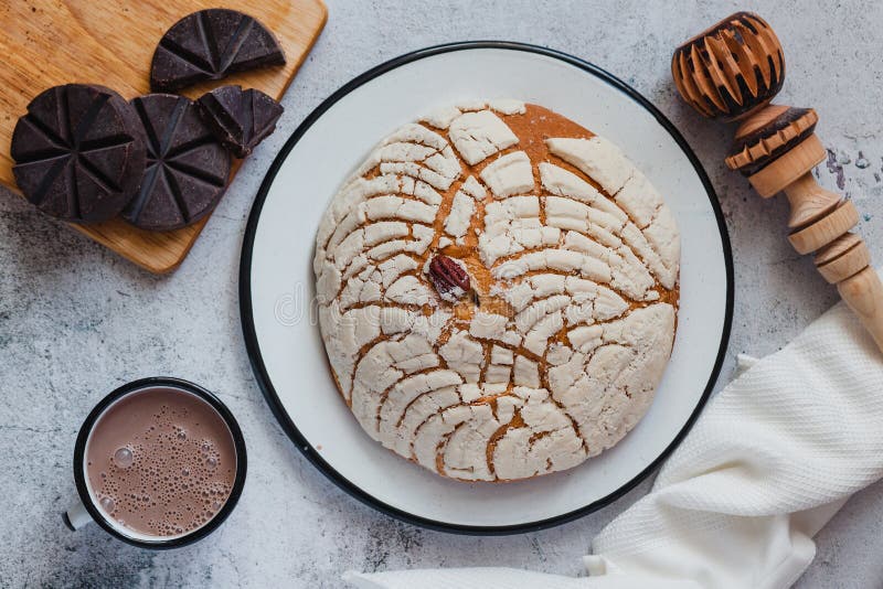 Cafe Con Concha, Coffee Cup and Concha Mexican Bread for a Breakfast in ...