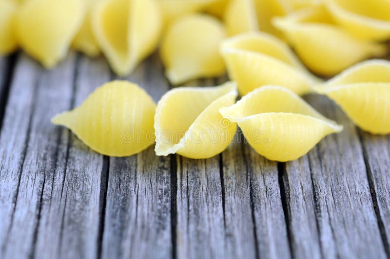 Conchiglie (Seashell Shaped) Pasta Stock Image - Image of dinner, group ...