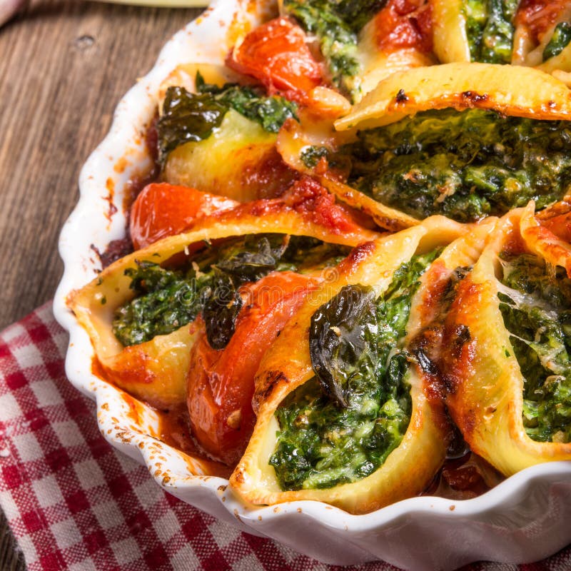 Conchiglioni stock photo. Image of food, ingredient, meal - 50653186