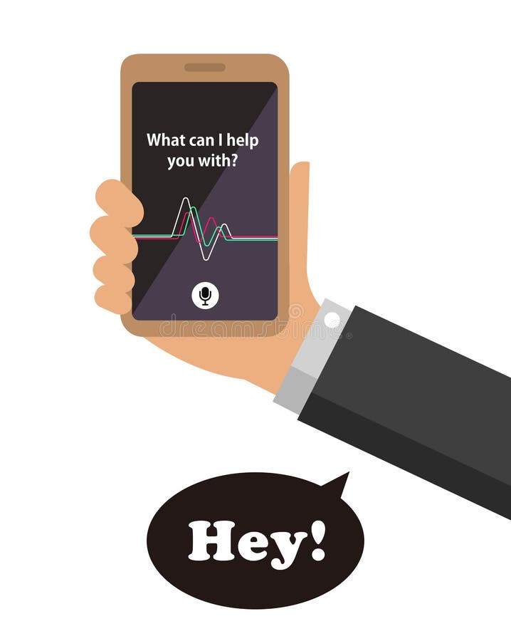 Concierge App Personal Voice Assistant / Siri Vector Banner ...