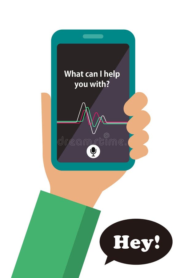 Concierge App Personal Voice Assistant / Siri Vector Banner ...