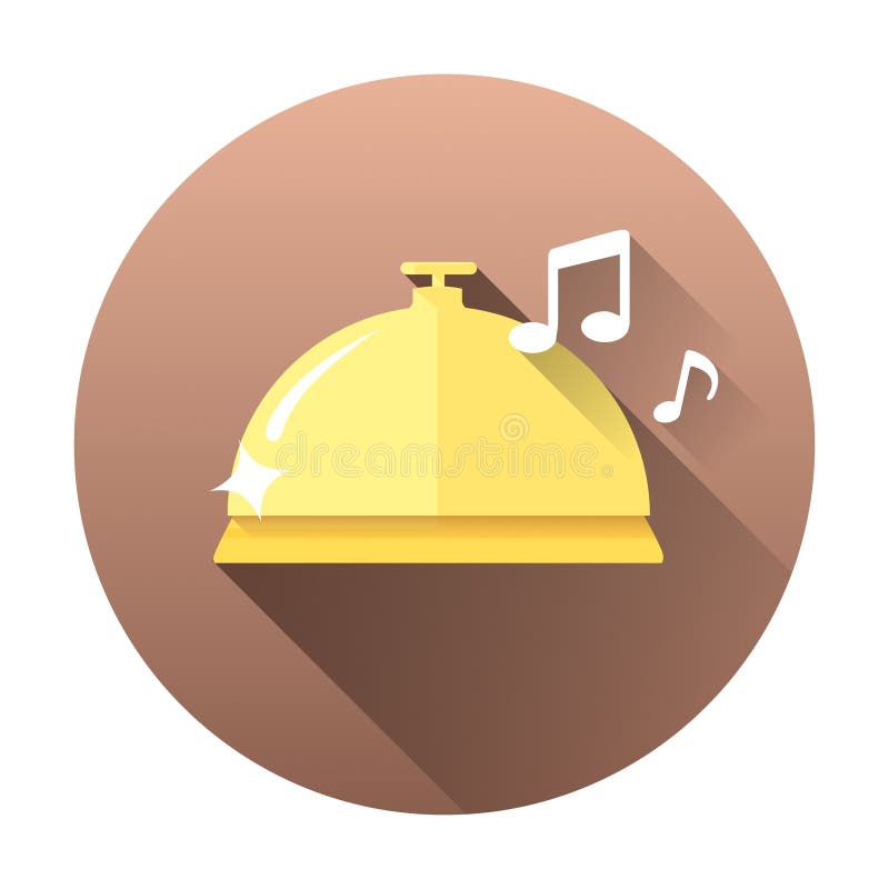 Concierge Bell Illustration. Call Bell Stock Vector - Illustration of ...