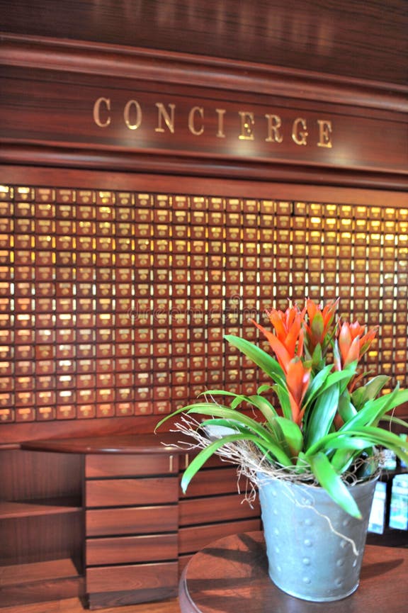 Concierge desk stock image. Image of concierge, classy - 10306105