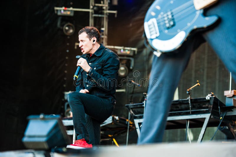 Concierto de Linkin Park fotografía editorial. Imagen de concierto ...