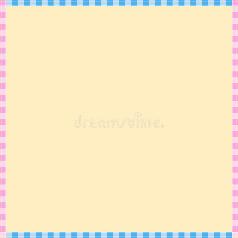 Concise Light Yellow Background, Template, Cute Frame Stock Vector ...