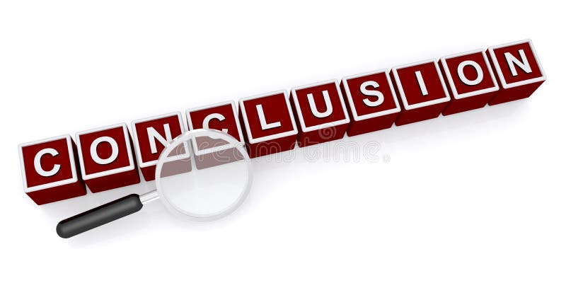 Conclusie stock illustratie. Illustration of knoop, voltooid - 88003118
