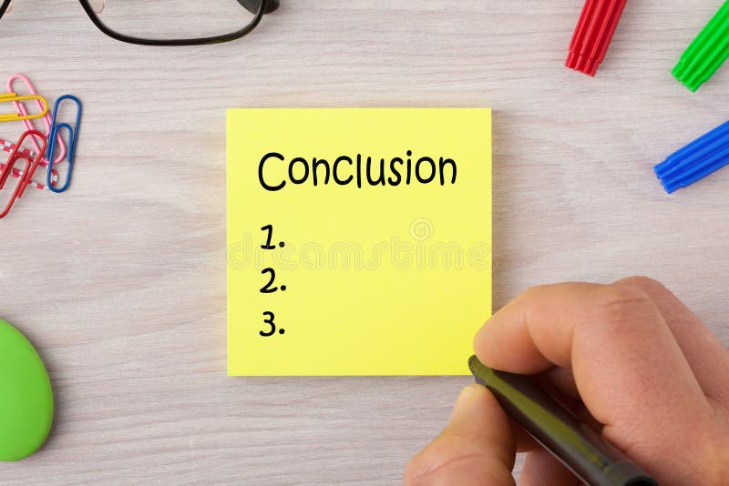 Conclusion Checklist Concept Stock Photo - Image of mentoring, analysis ...