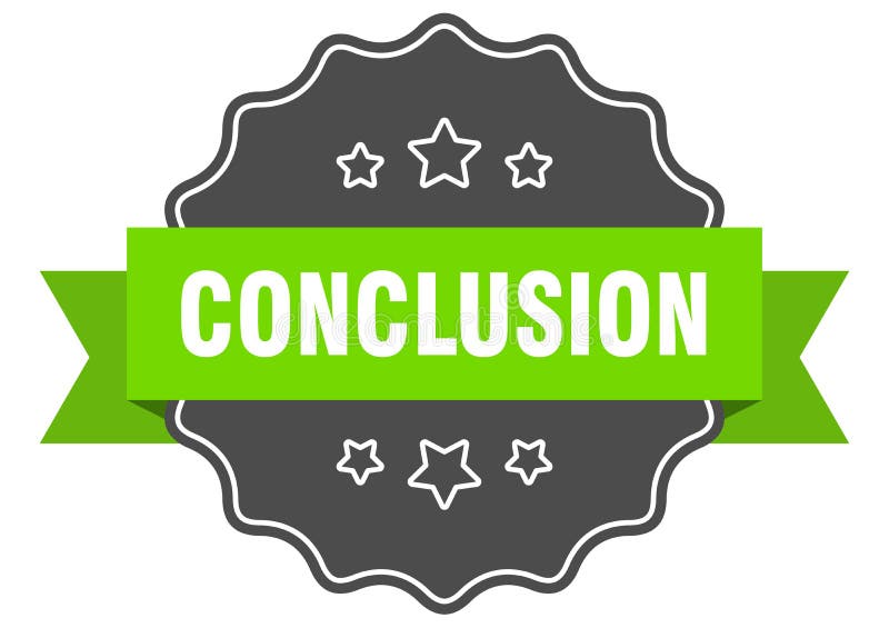 Conclusion Sticker Stock Illustrations – 542 Conclusion Sticker Stock ...