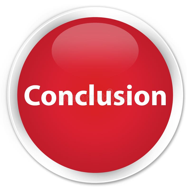 Conclusion Premium Blue Round Button Stock Illustration - Illustration ... Conclusion Premium Blue Round Button Stock Illustration - Illustration ...