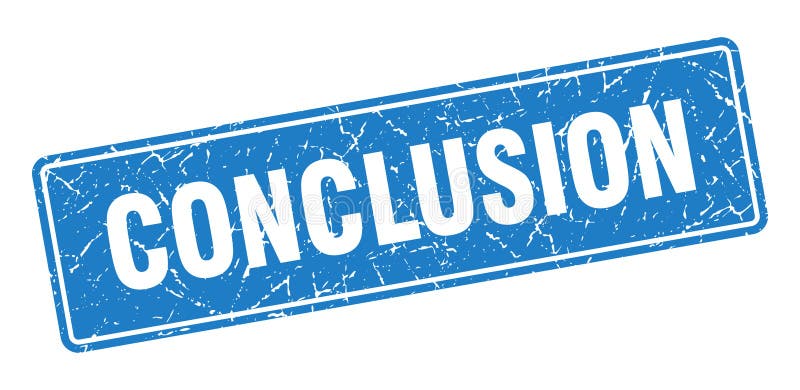 Conclusion Sign. Conclusion Circular Band Label. Conclusion Sticker ...