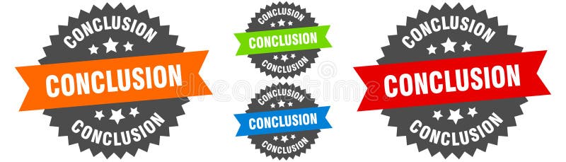 Conclusion Sign. Conclusion Grunge Stamp Stock Vector - Illustration of ...