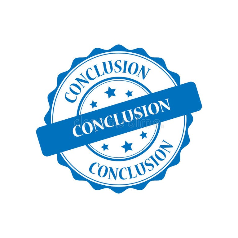 Conclusion Stamp Illustration Stock Vector - Illustration of icon ...