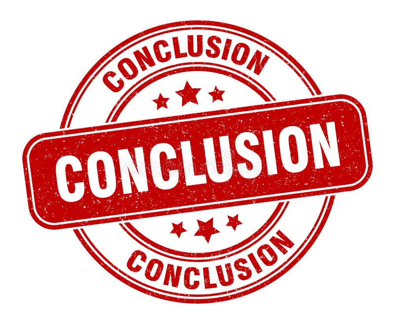 Conclusion Round Ribbon Isolated Label. Conclusion Sign. Stock Vector ... Conclusion Round Ribbon Isolated Label. Conclusion Sign. Stock Vector ...