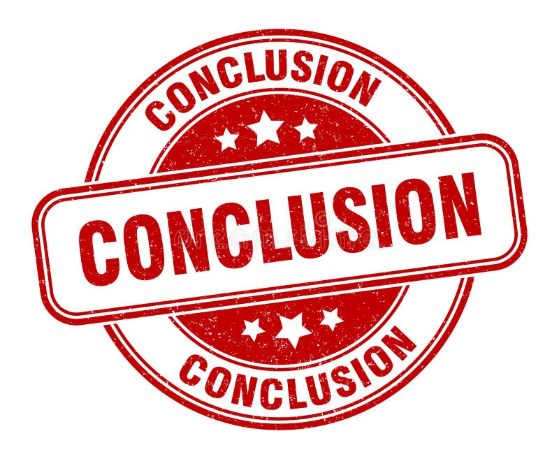 Conclusion Stamp. Conclusion Round Grunge Sign Stock Vector ...