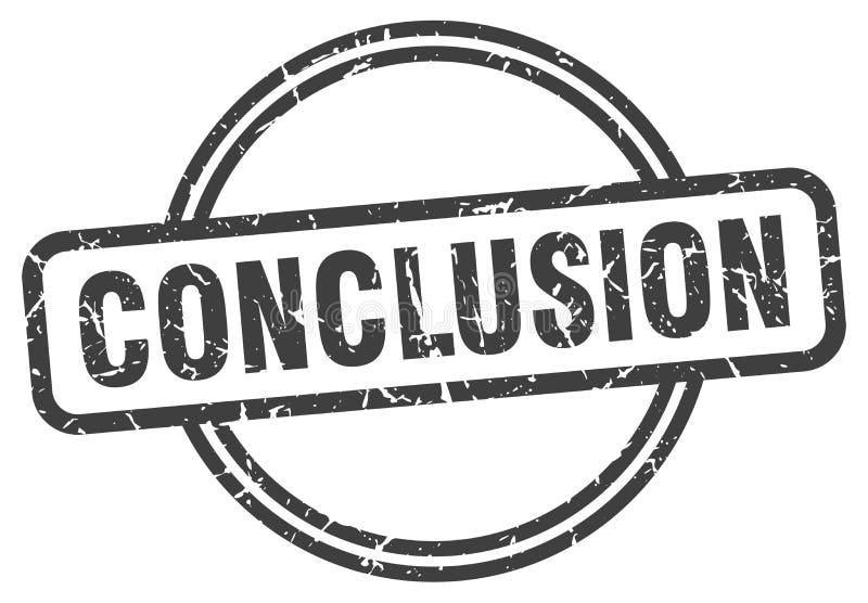 Conclusion Stamp. Conclusion Round Ribbon Sticker. Tag Stock Vector ... Conclusion Stamp. Conclusion Round Ribbon Sticker. Tag Stock Vector ...