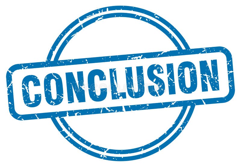 Conclusion Stamp. Conclusion Round Grunge Sign Stock Vector ...